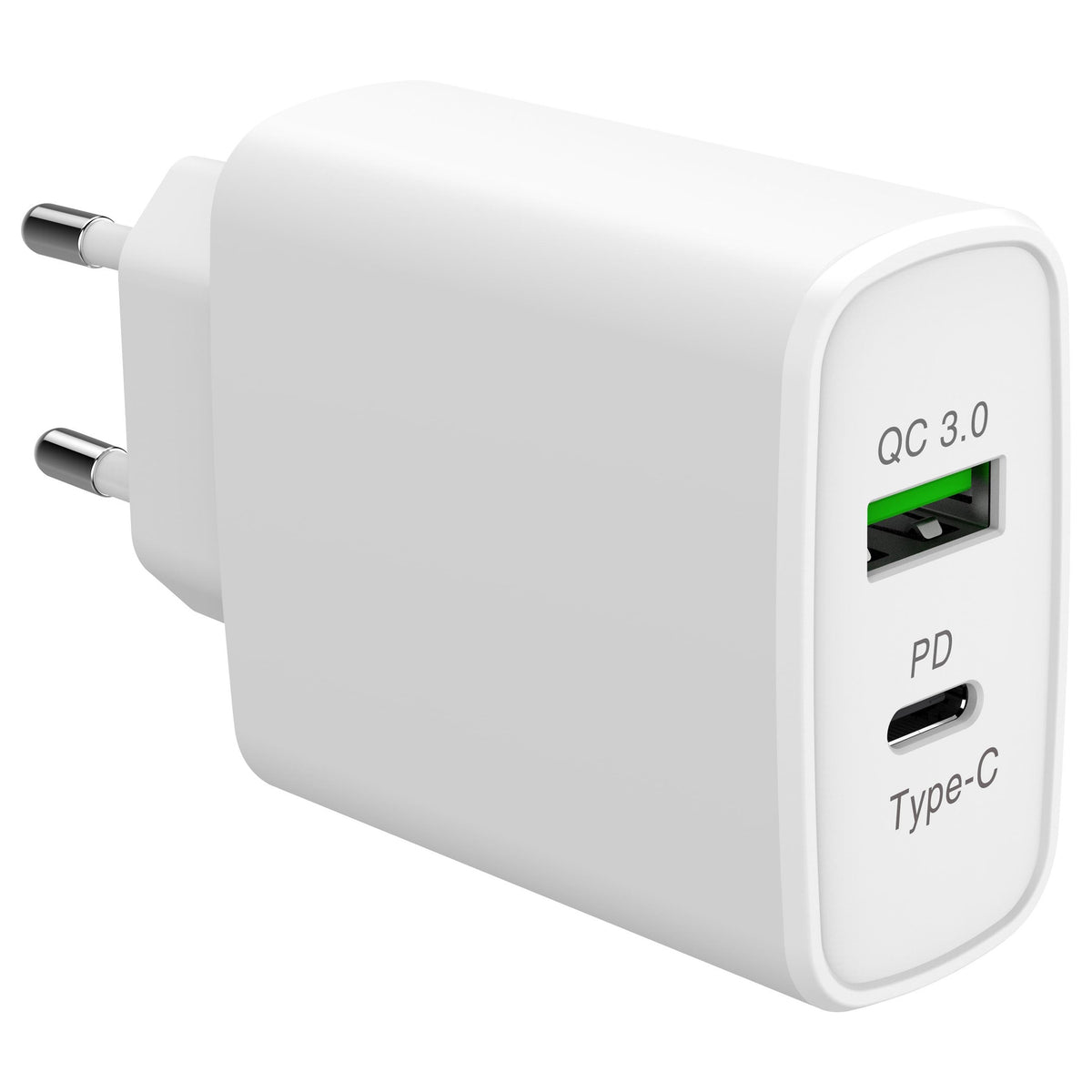 Hurtiglader Vegg Type C og USB 3.0 — Rob. Arnesen